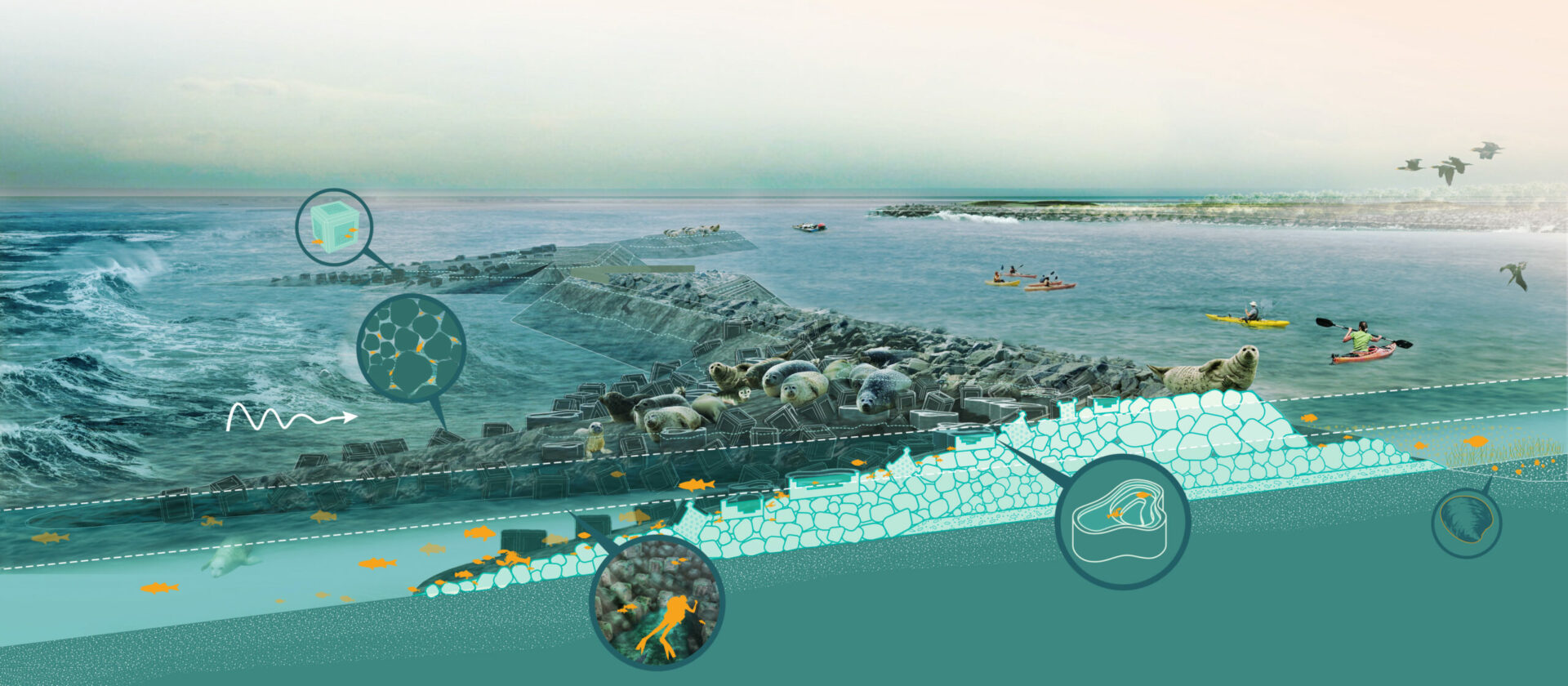 Bi-Coastal Experiment with Oysters & Infrastructure – KneeDeep Times